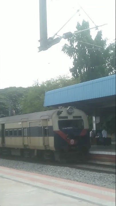 tirupati memu express/ train /entering to Chittoor /railway station - YouTube