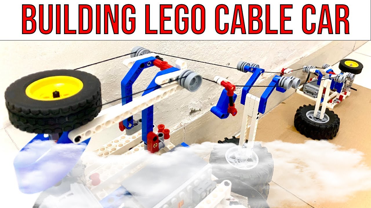 Building LEGO Cable Car CROSS Mountain - YouTube