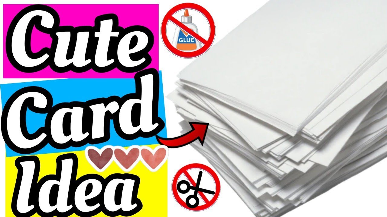 Cute White paper valentines day card making ideas |Handmade Valentines ...