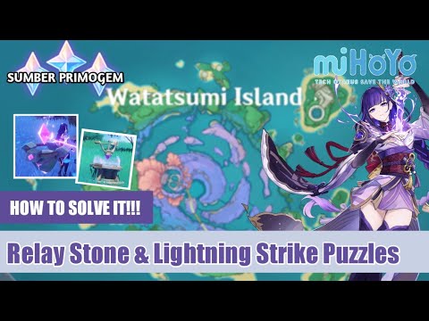 All the Relay Stone & Lightning Strike Puzzles on Watatsumi Island ...