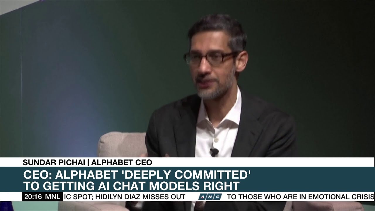 CEO: Alphabet 'deeply committed' to getting AI chat models right | ANC ...