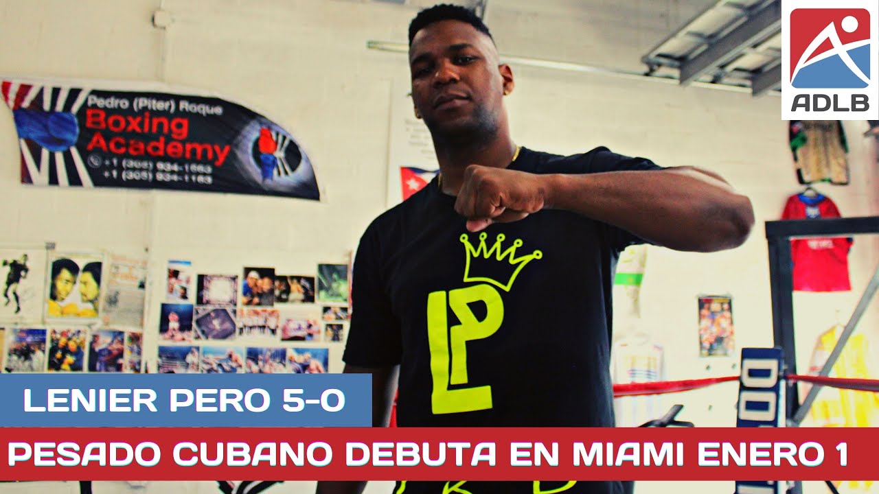 LENIER PERO,BOXEADOR CUBANO DEBUTA EN MIAMI| PELEA ENTRE DOS PESADOS ...