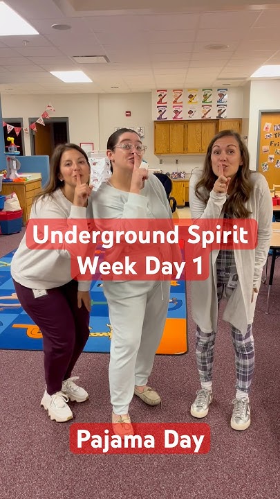 Underground spirit week for teachers! - YouTube
