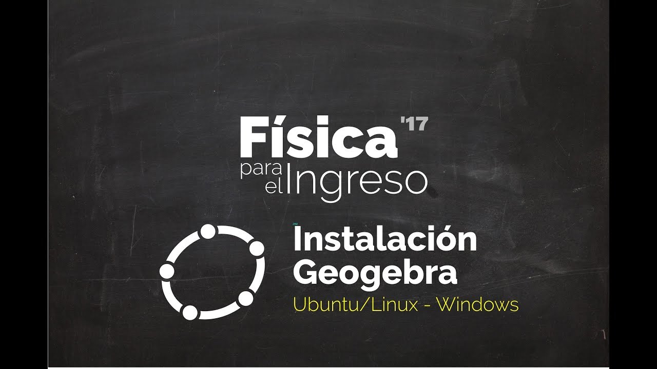 Instalación Geogebra en Ubuntu Windows y Chrome - YouTube