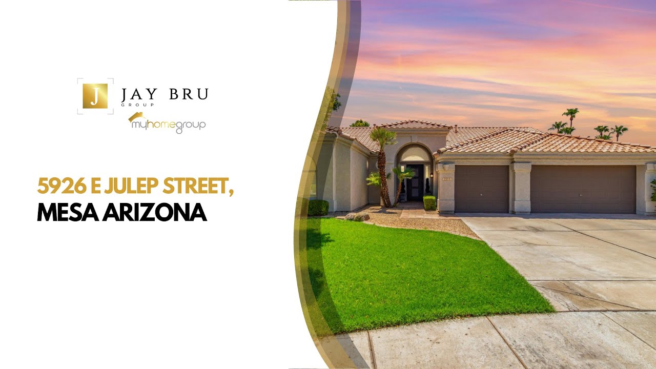 5926 E Julep Street, Mesa Arizona - A single level pool home with an ...