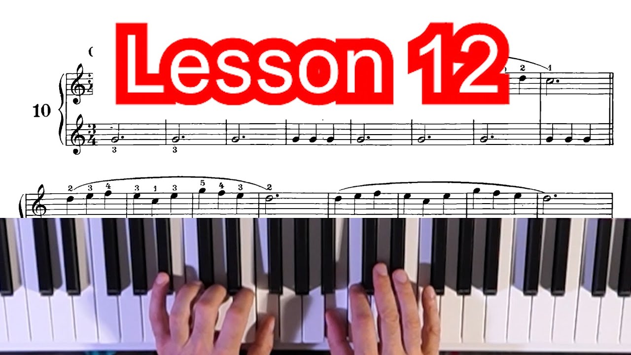 Piano Lesson 12 | Piano Tutorial | Learn to Play Piano | Learning Piano ...
