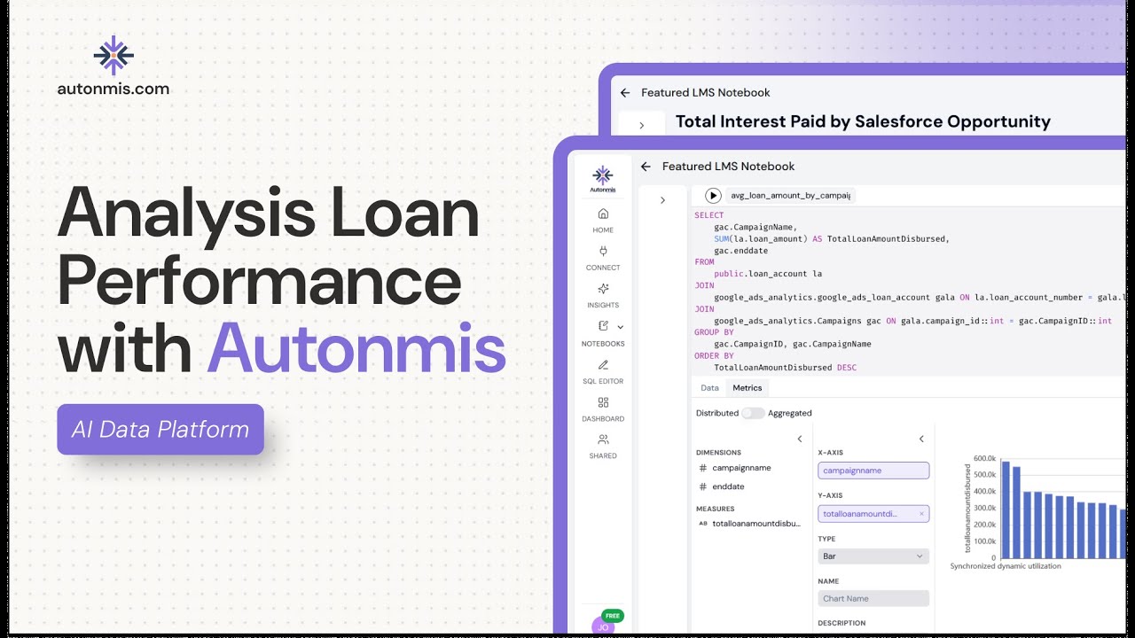 Analyzing Loan Performance with Autonmis: Unlocking Insights from Multi-Source Data - YouTube