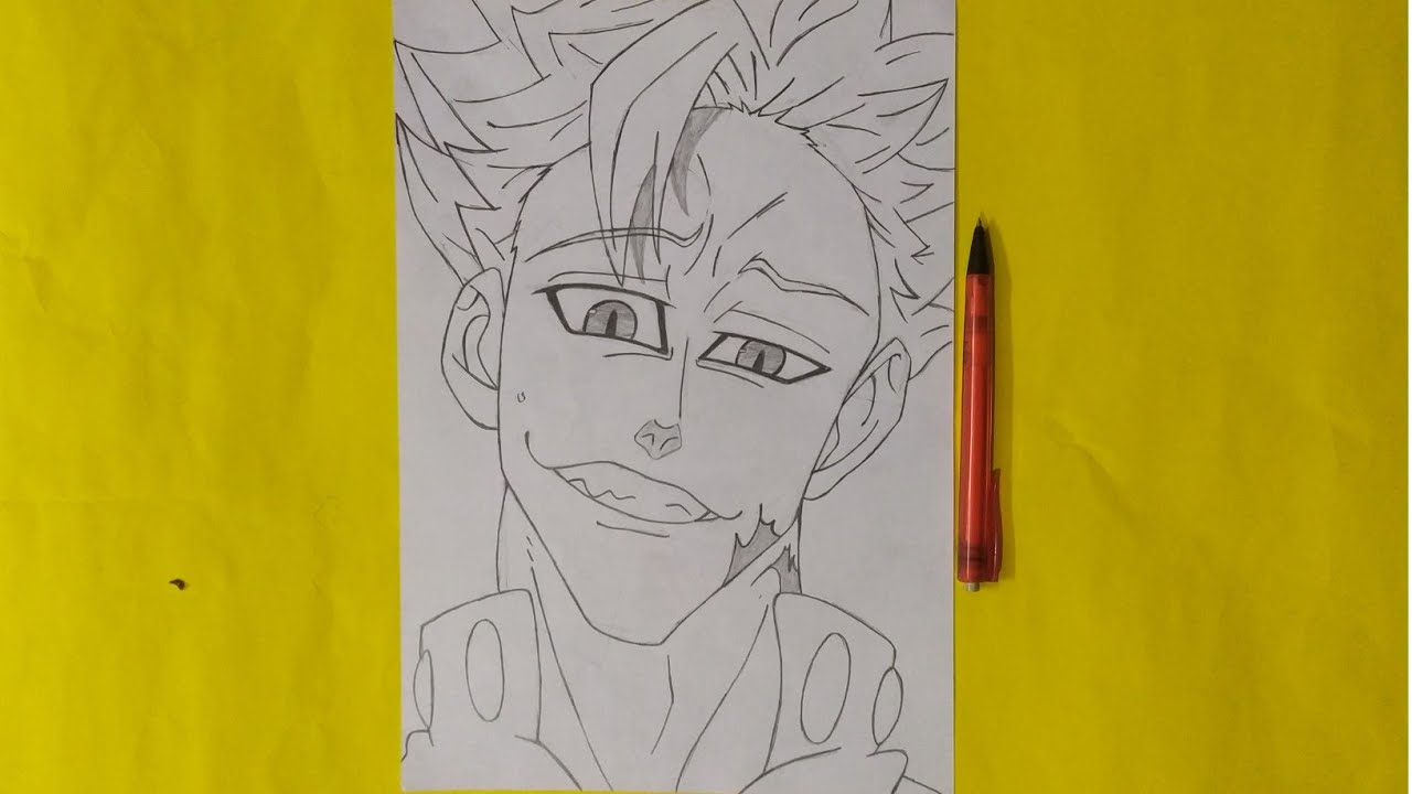 How To Draw BAN ( Seven Deadly Sins) By Circle Method | Step By Step ...