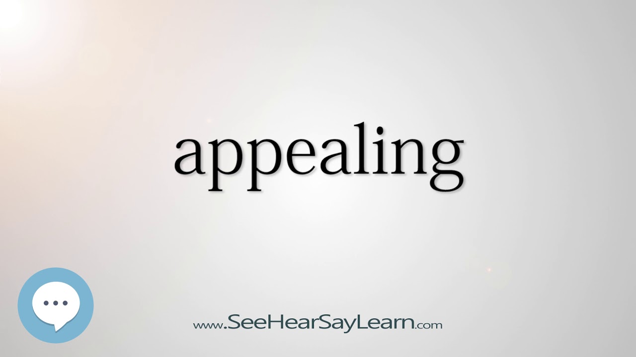 appealing (Every English Word Pronounced) 📕🔊🗣️😎 - YouTube