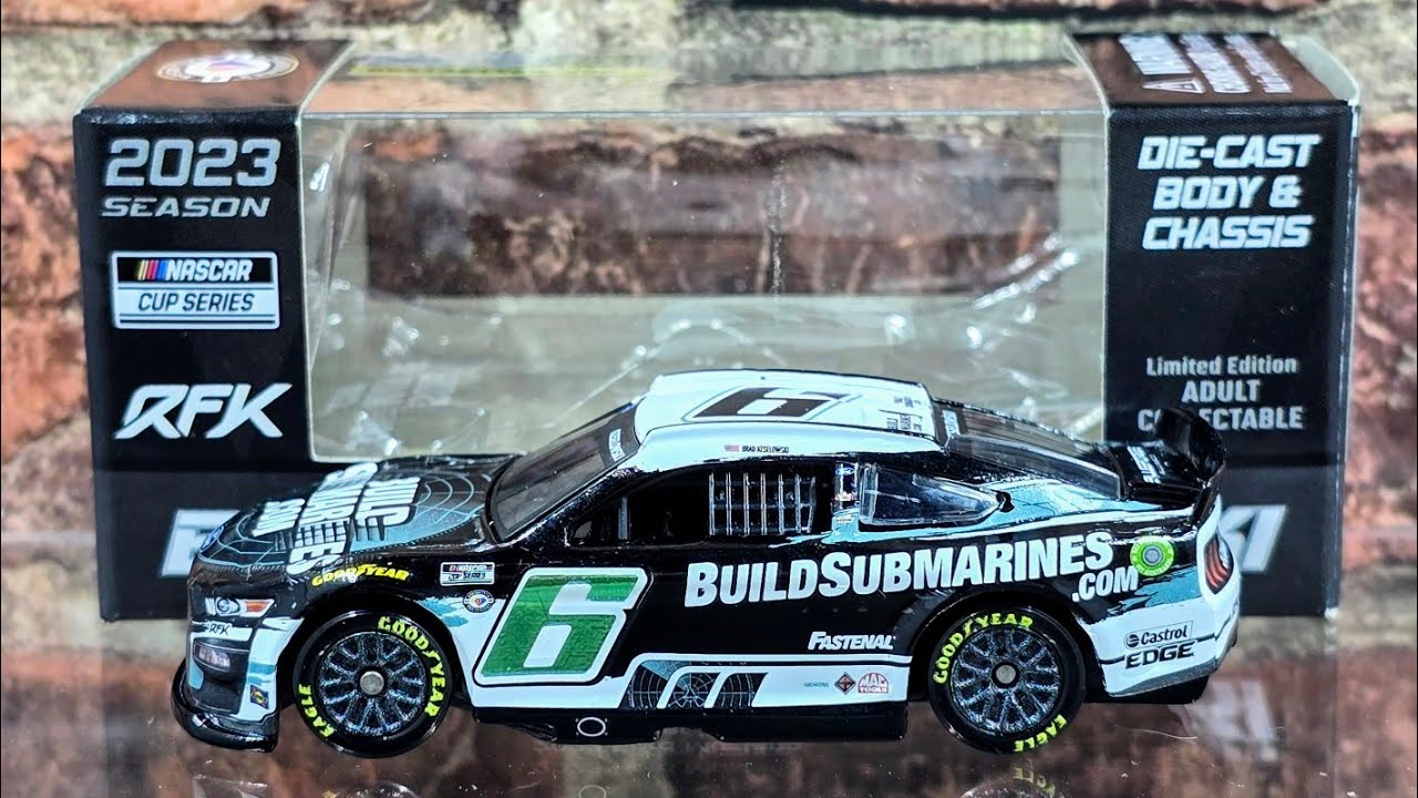 REVIEW: Brad Keselowski 2023 BuildSubmarines 1/64 Nascar Die-cast - YouTube