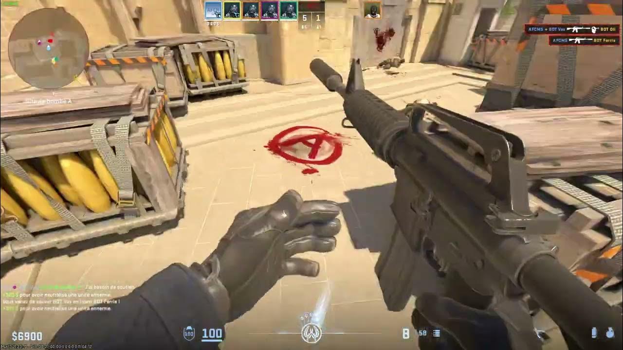 CS2 - Competitive / Arms Race - All Maps (in a row) - Bots - YouTube