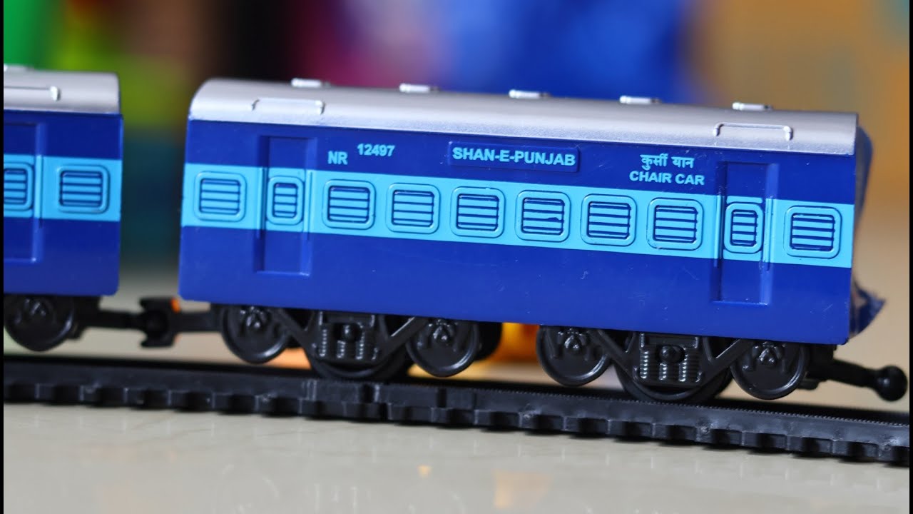 🌞🌞Steadily moving in style the coaches of Toy Indian Railways WDP Model ...