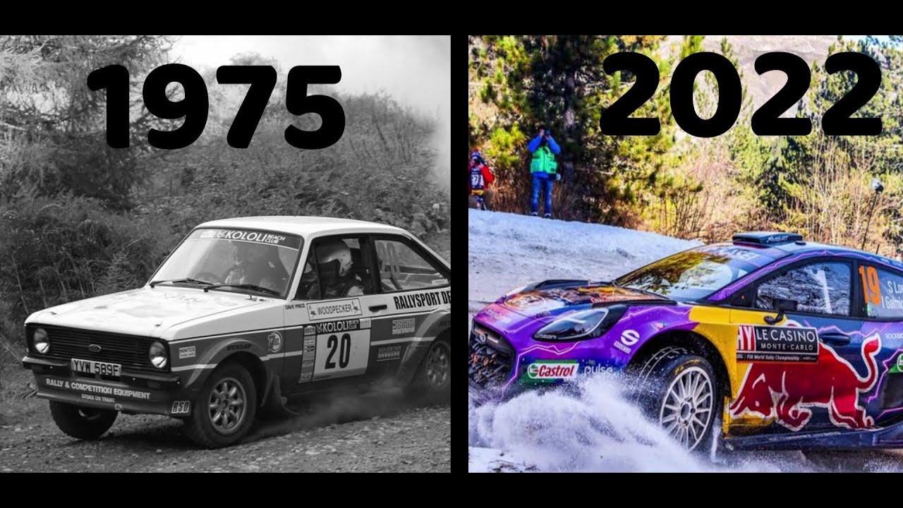 The evolution of Ford cars at the World Rally Championship. (1975-2022 ...