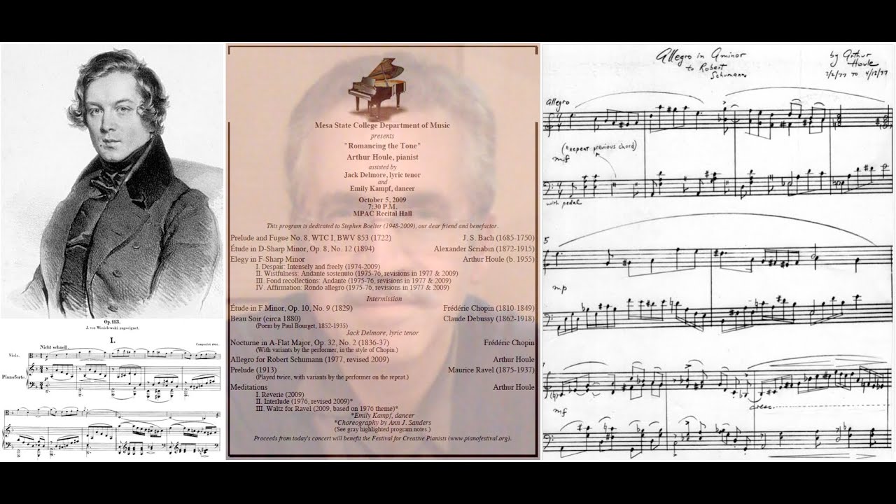 Allegro in A Minor in the Style of Schumann (1977; revised 2009) by ...