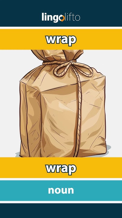 🇬🇧🇸🇪 wrap - wrap : vocabulary builder : learn English : låt oss lära ...