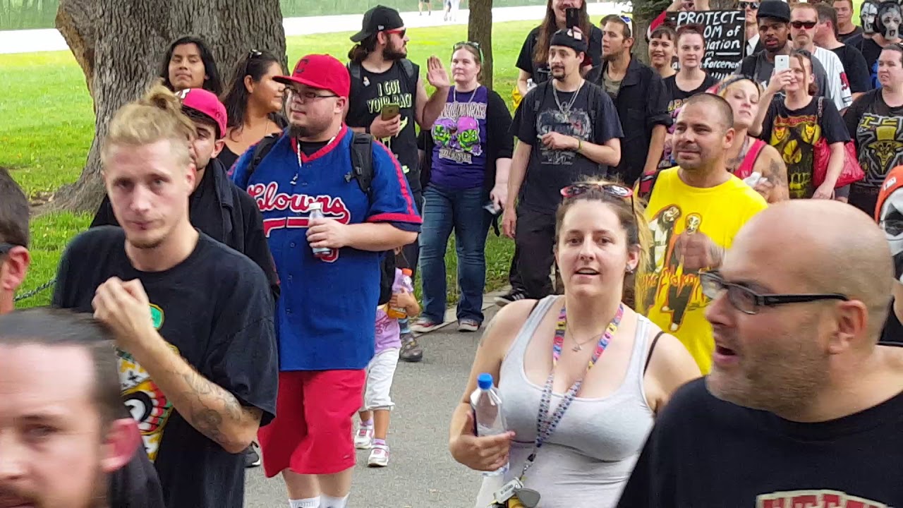 Juggalos March Washington, DC September 16, 2017 - YouTube