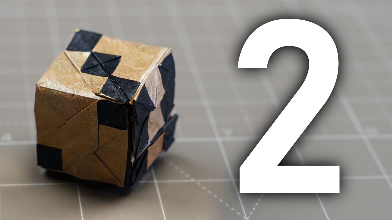 Origami Dice Complete Tutorial - Tanaka Masashi [Forming The Cube] Part ...