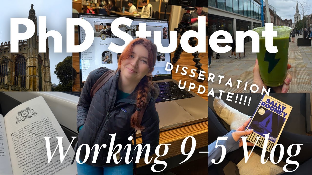 Dissertation Diaries Ep 24 at Cambridge Uni | A Bit Unwell, Working in ...