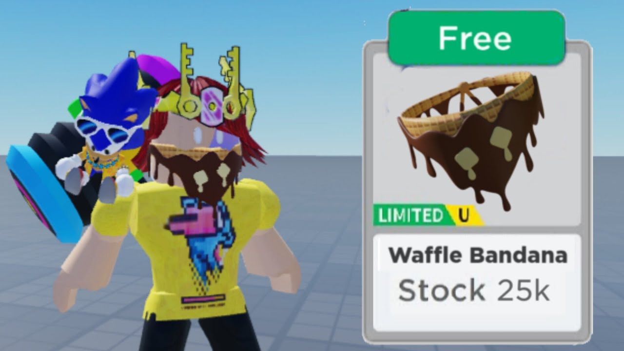 Como conseguir La "Waffle Bandana" En Roblox [UGC LIMITED] - YouTube