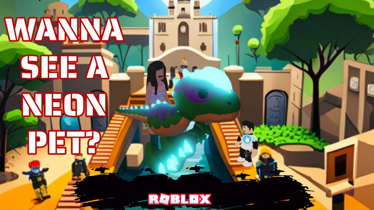 Making a neon dinosaur!! (The Roblox Samosa first video) - YouTube
