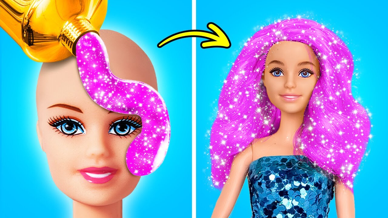Makeover Boneka Mewah 💖 Transformasi Boneka Cantik - YouTube