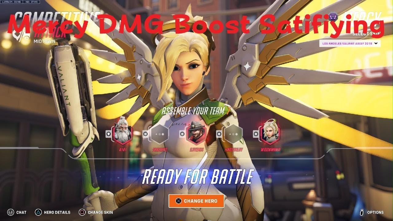 Satifiying New Mercy DMG Boost Buffs - Overwatch 2 - YouTube