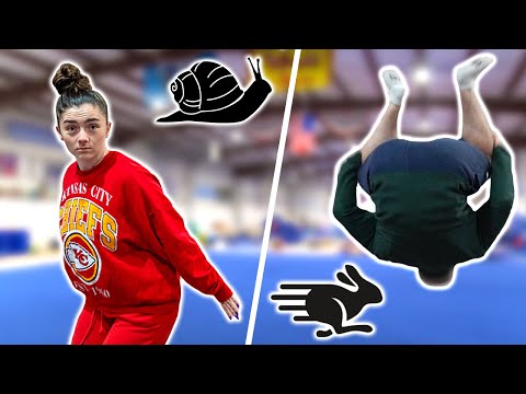 SLOW MOTION GYMNASTICS CHALLENGE