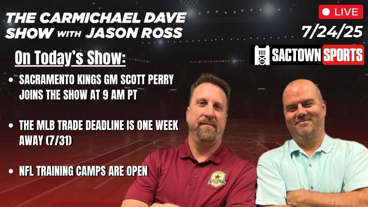 Kings GM Scott Perry joins the show 👑 | The Carmichael Dave Show with ...