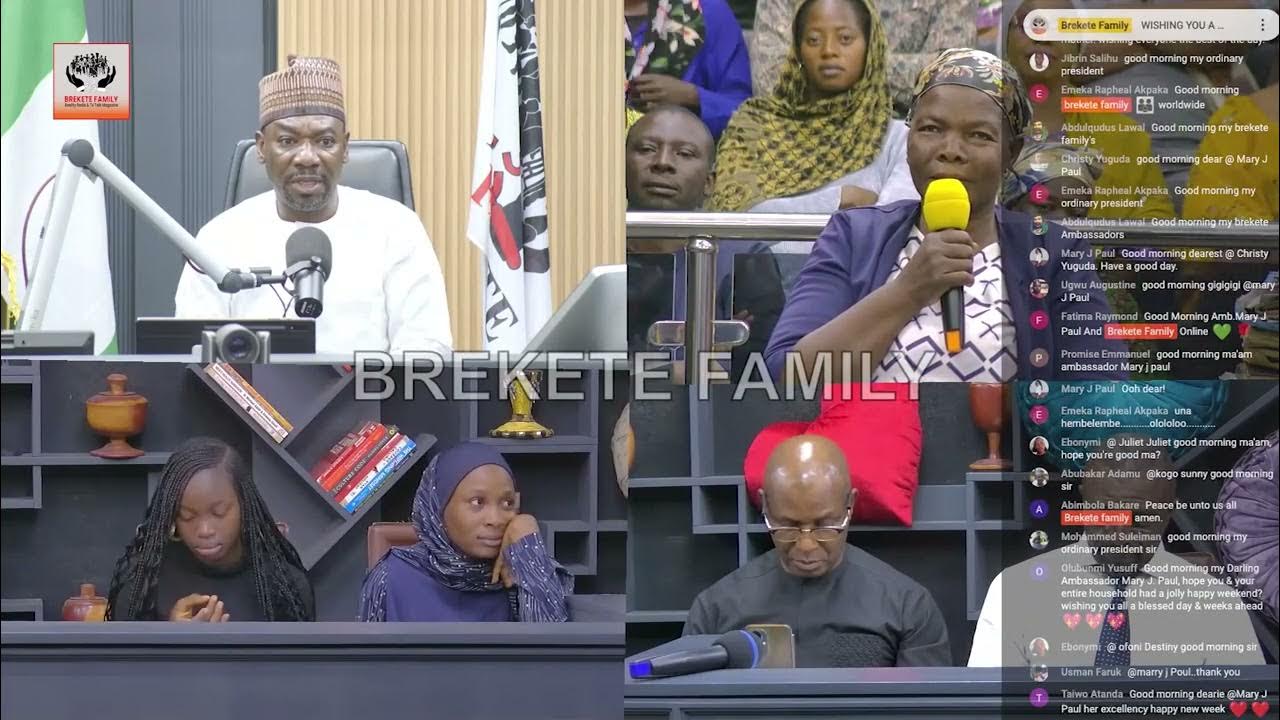 REPEAT LIVE BROADCAST OF BREKETE FAMILY PROGRAM FOR 18TH NOVEMBER 2024 - YouTube