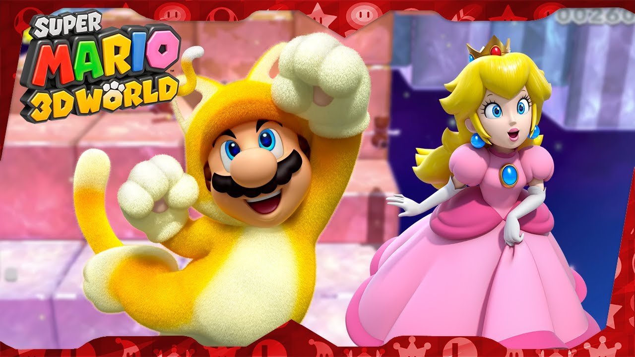 Super Mario 3D World for Wii U Walkthrough ᴴᴰ | World Crown (All Green ...
