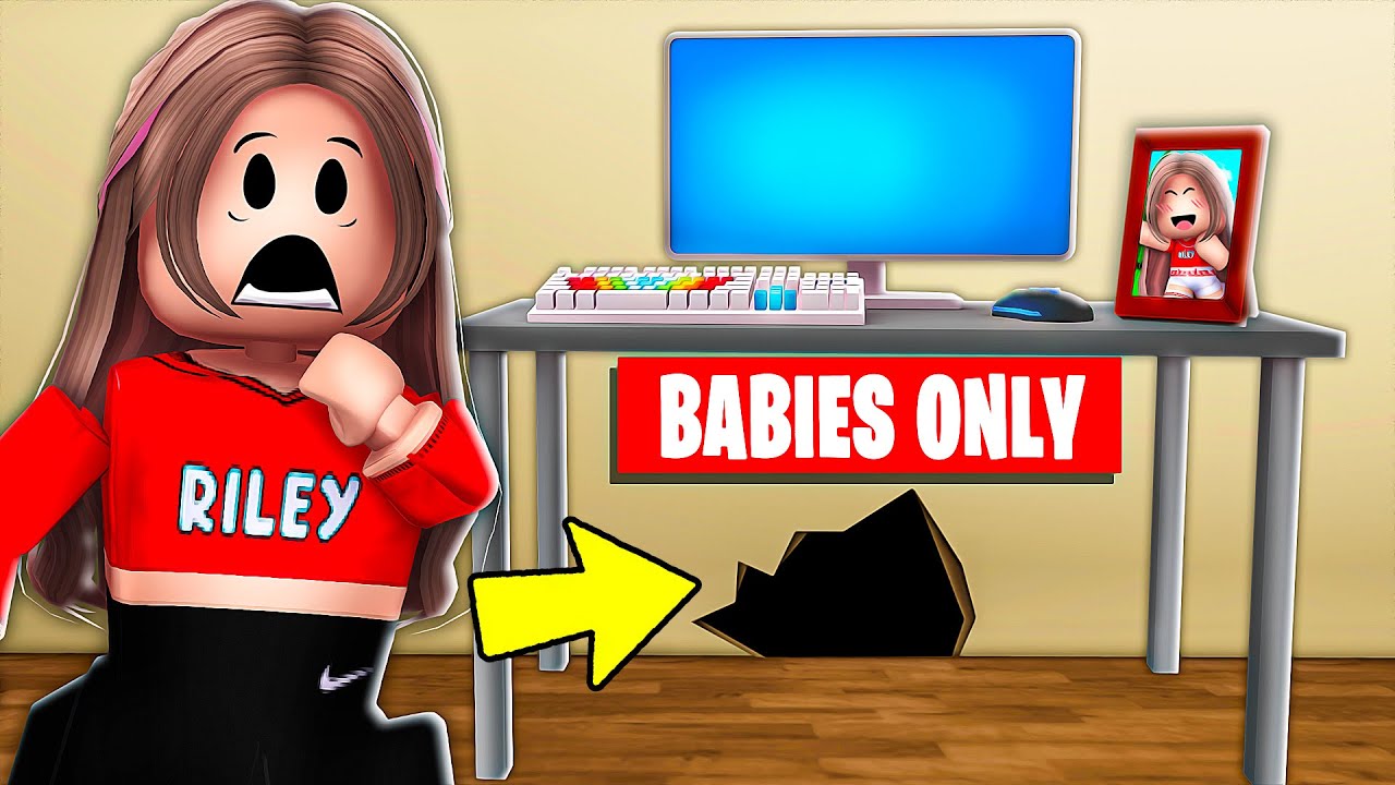 I Found Baby Riley's SECRET TUNNEL In Roblox Brookhaven!! - YouTube