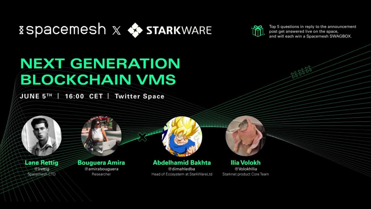 Spacemesh And Starkware The Next Generation Of Blockchain Vms Youtube