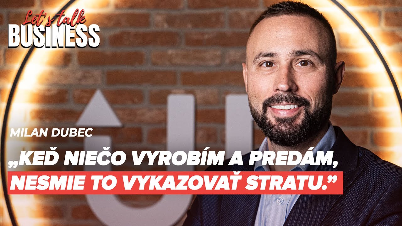 Milan Dubec: Podnikajte v tom, čo viete robiť najlepšie. Peniaze prídu ...
