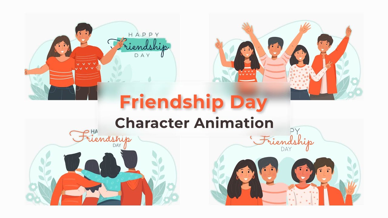 Flat Character Motion Graphic Animation | After Effects Templates ...