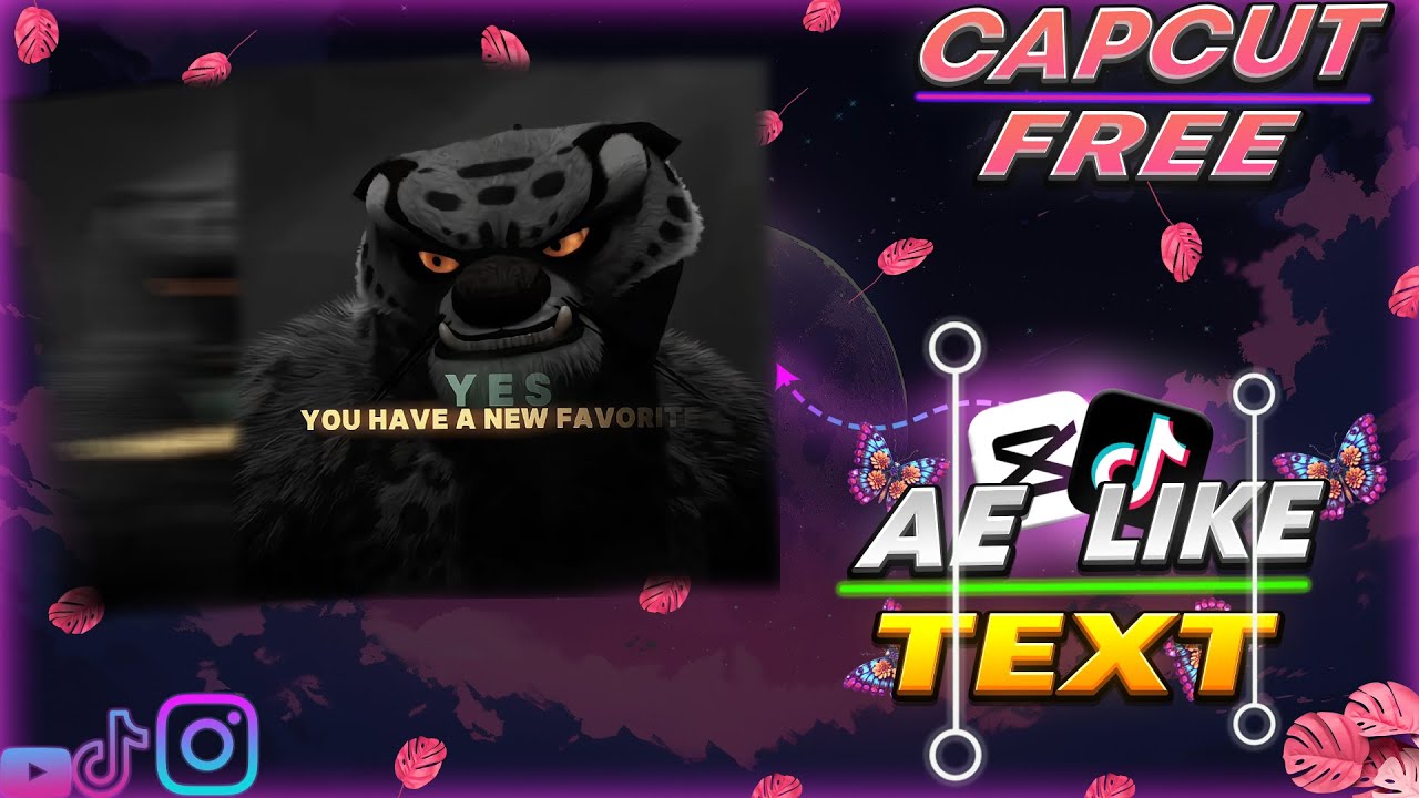 How to Make Ae Like Text On Capcut | Tutorial & Tips - YouTube