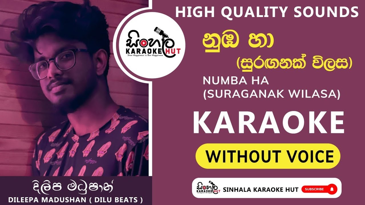 DILU Beats - Numba Ha ( Suraganak Wilasa ) Karaoke With Lyrics Without ...