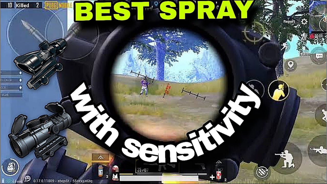 PUBG SPRAY WOW WITH SENSITIVITY - YouTube