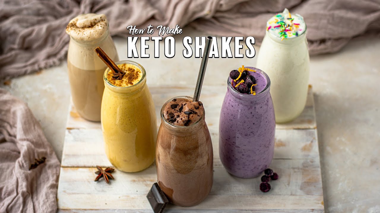 How to Make Keto Shakes - 5 Great Flavors! - YouTube