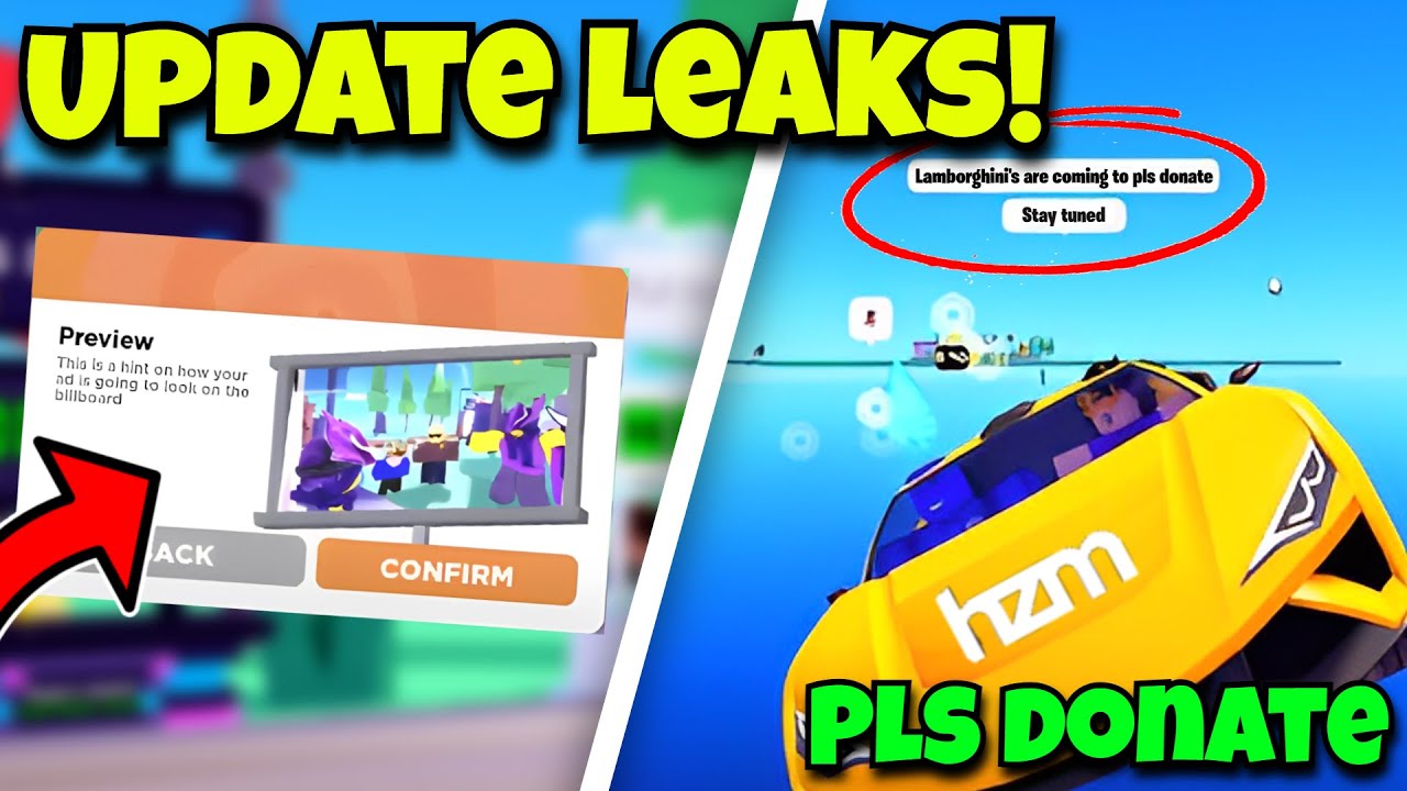 These New Pls Donate UPDATE LEAKS Are INSANE... (Roblox) - YouTube