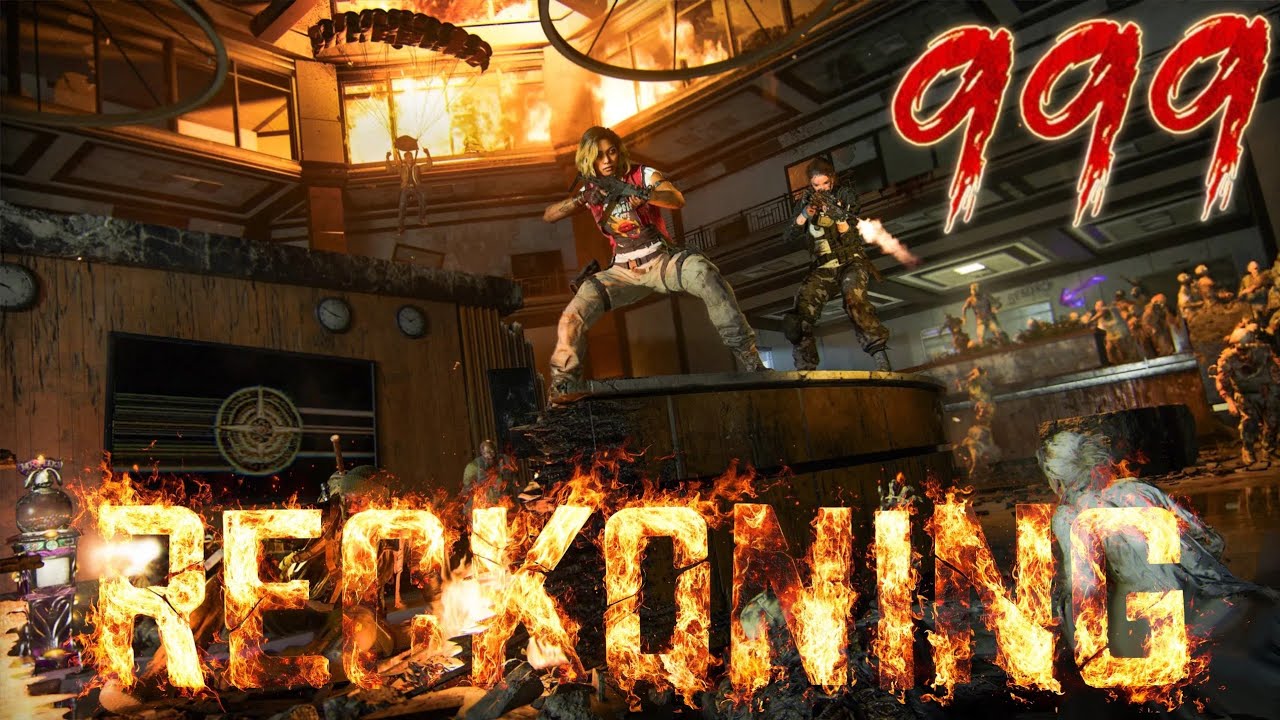 Call Of Duty Bo6 Zombies Reckoning World Record Grind To Round 999 ...