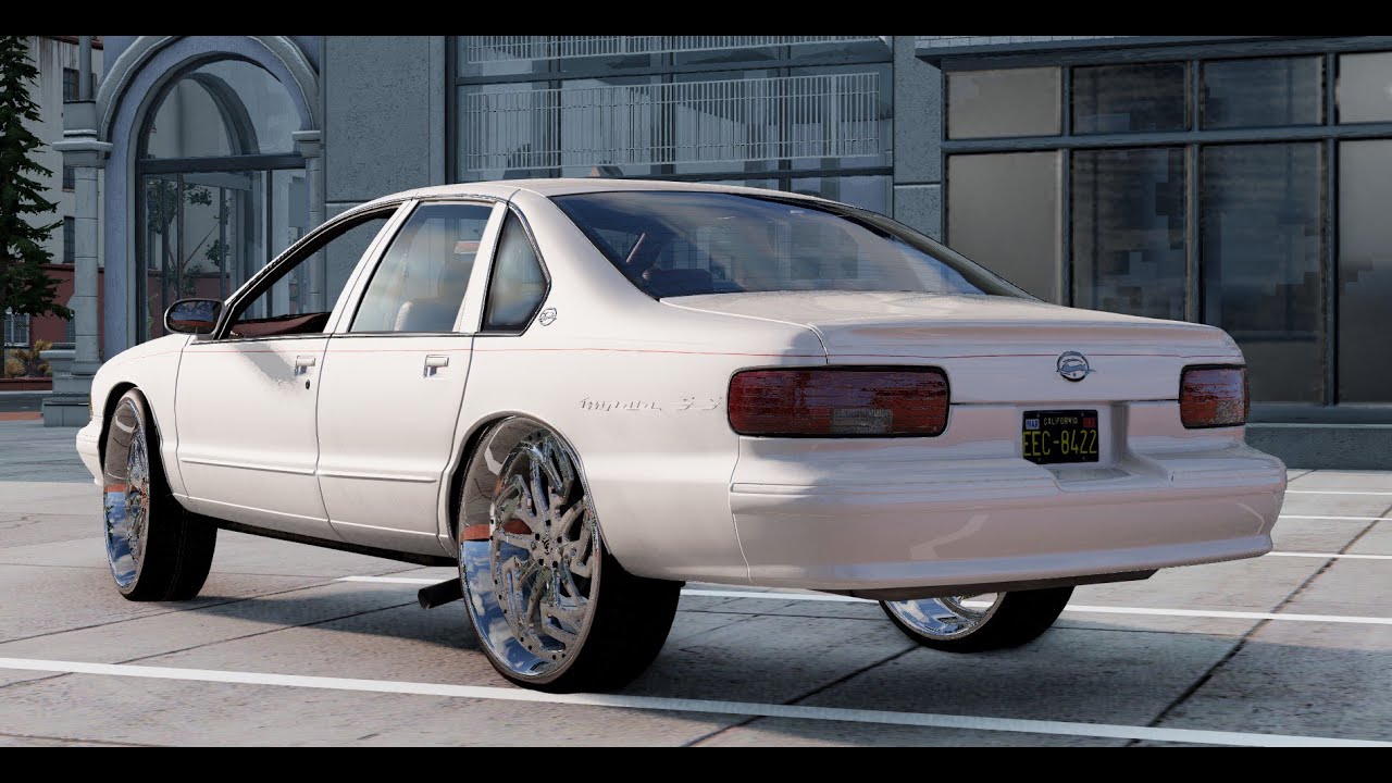 BeamNG - 96' Impala SS on 26s Cruising - YouTube