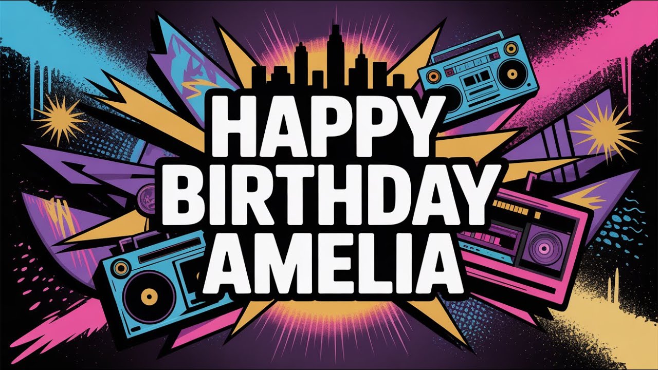 Amelia Birthday Song - Hip - hop - Happy - YouTube