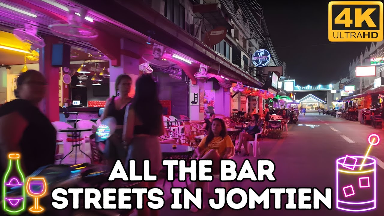 All The Popular Bar Streets in Pattaya Jomtien, Rompho Beer Bar Complex, Soi Jomtien 7 and More ...