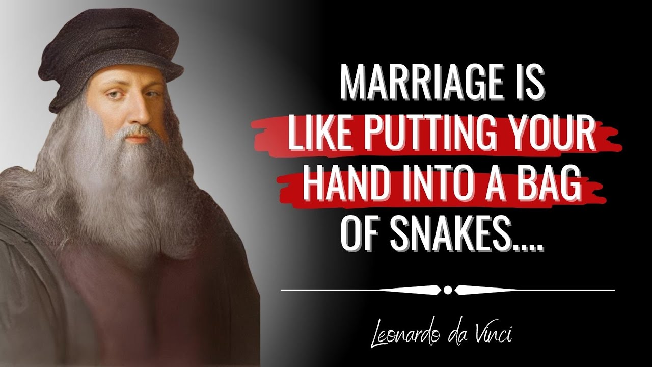 Leonardo da Vinci's Words of Genius - His Most Inspiring Quotes - YouTube