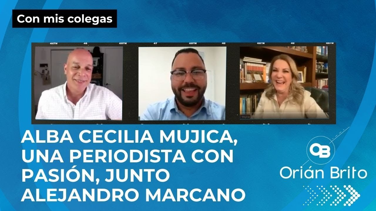 Alba Cecilia Mujica, una periodista con pasión, junto Alejandro Marcano ...