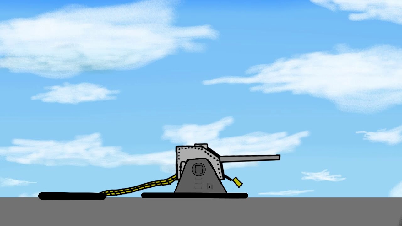 Auto-loading naval cannon ap and he - YouTube