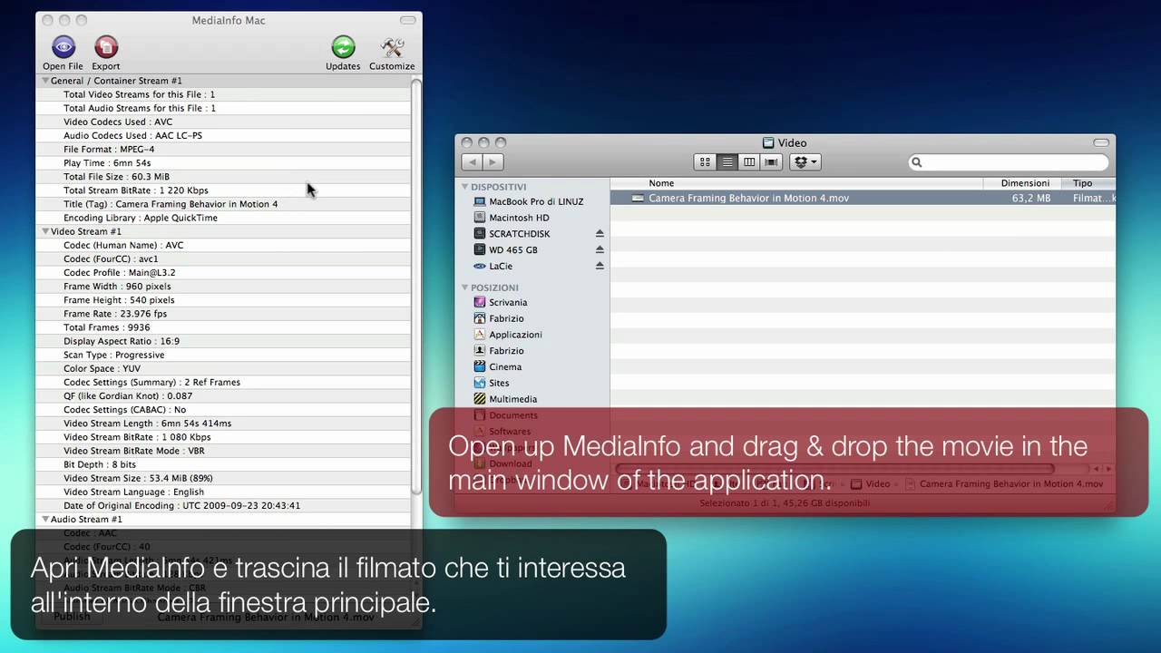 Tutorial #4 - MediaInfo, a must-have! (ita - eng) - YouTube