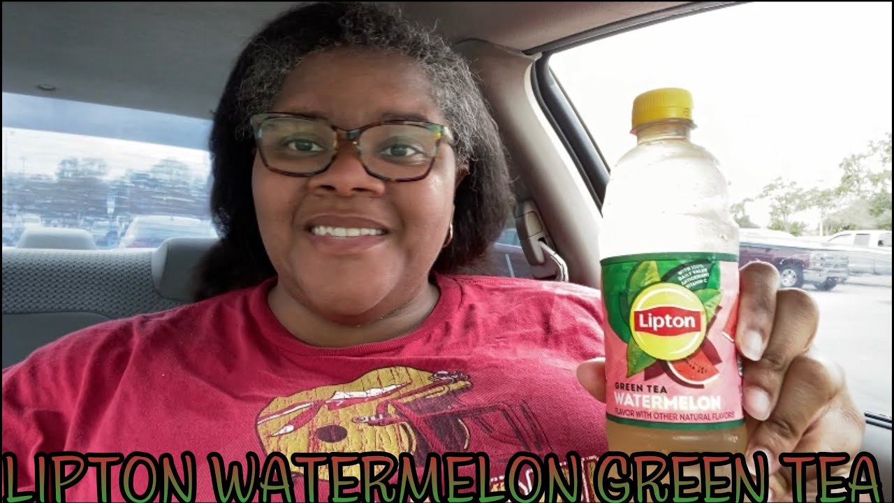REVIEWMAS DAY 7: LIPTON WATERMELON GREEN TEA REVIEW - YouTube