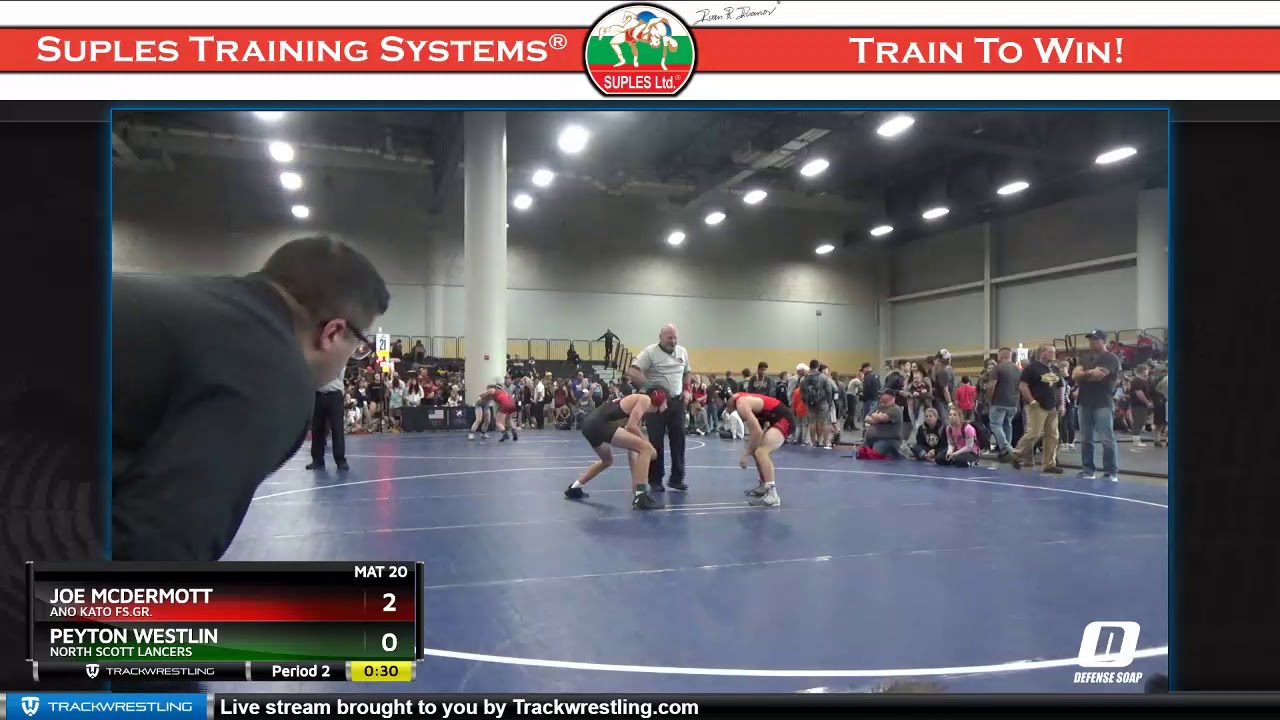 High School (9th - 10th Grade) 120 Joe McDermott Ano Kato FS.GR. Vs Peyton Westlin North Scott ...