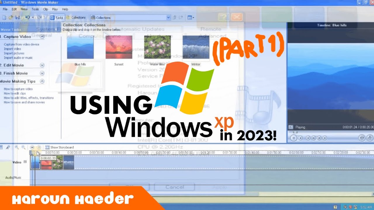 Using Windows XP in 2023! (part 1) - YouTube